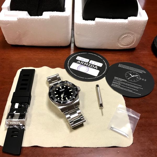 **SOLD** ARMIDA A9 39 mm/eta | WatchCharts