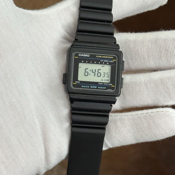 Rare Vintage Casio W-11 Menâ s Alarm Chronograph Sports Watch Module ...