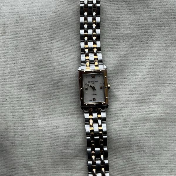 Raymond Weil Ladies Tango Rectangular Quartz Watch | WatchCharts ...