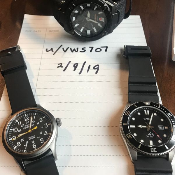 [WTS] GSteel, Casio diver, Timex Expedition. | WatchCharts Marketplace