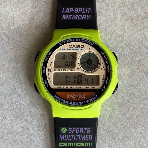 BRAND NEW Casio LED-10 Watch Vintage Rare Digital LED-20 CGW-50 F-100 ...