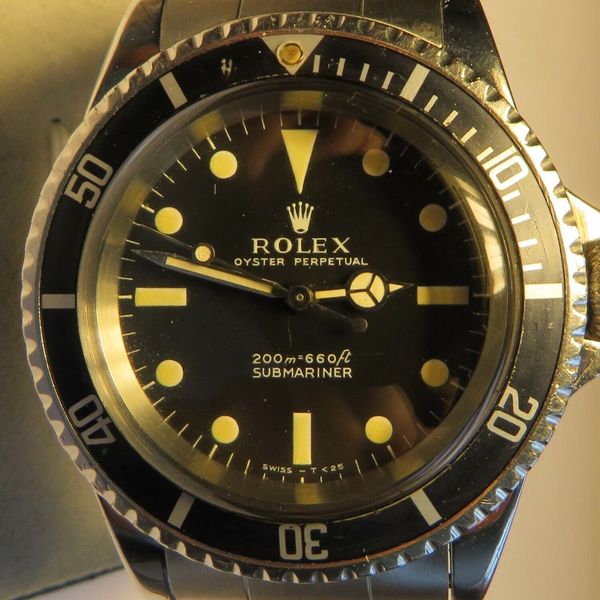 Rolex Submariner Automatic Diver 5513 Caliber 1520 from approx. 1966 ...