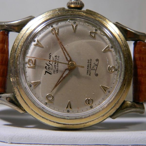 Swiss Made Gold Valjean Mechanical Incabloc Automatic 17 Jewel ...