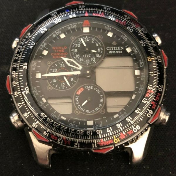 Citizen JN0004-27E Mens Watch Promaster Thunderbirds Navihawk Flight ...