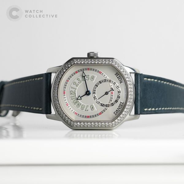 FACTORY SET????Daniel Roth Premier Retrograde White Dial Steel 35mm ...