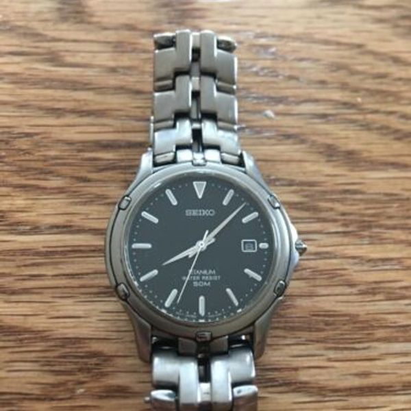 Vintage Seiko Titanium 7N32-0069 Men's Quartz Watch | WatchCharts ...