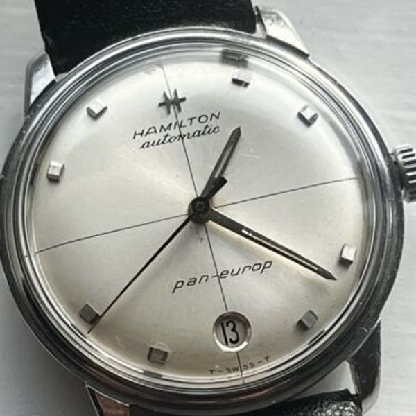 Vintage Hamilton Pan Europ Watch - Cross Hair Dial | WatchCharts ...
