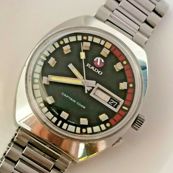 Vintage Rado Captain Cook Mk II - Automatic wristwatch men’s - 1970’s ...