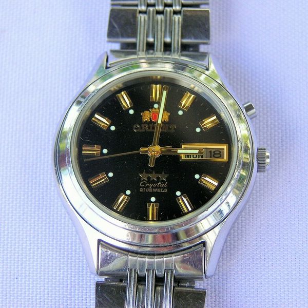 VINTAGE MID SIZE ORIENT AUTOMATIC, 21J JAPAN, EM03-C2-A ...