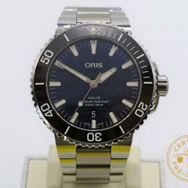 ORIS AQUIS DATE 7730 30 BAR/300M 26J SWISS AUTOMATIC STAINLESS STEEL ...