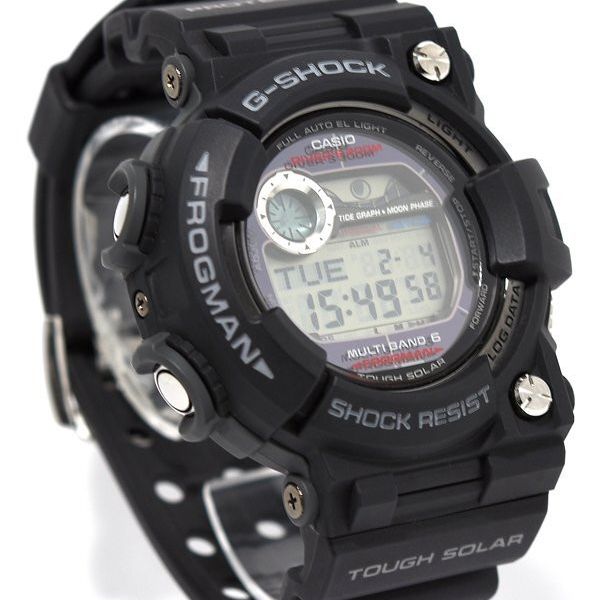 CASIO G-SHOCK MASTER OF G FROGMAN GWF-1000-1JF Tough Solar Black Men's ...