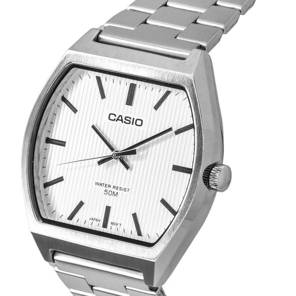 Casio Analog Stainless Steel White Dial Quartz MTP-B140D-7A 50M Mens Watch | WatchCharts Marketplace