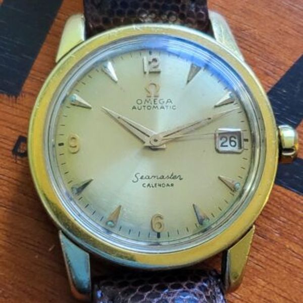 18k OMEGA Seamaster Ref 2849 SC Caliber 503 Sold As Is Working. Vintage ...