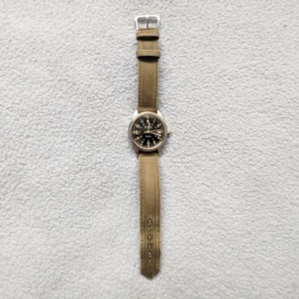Vintage 90s Hamilton Khaki 25 Jewel Automatic Military Self Wind 9721B ...