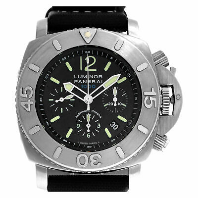 Panerai Luminor Submersible PAM 187 Stainless Steel Black dial 47mm ...