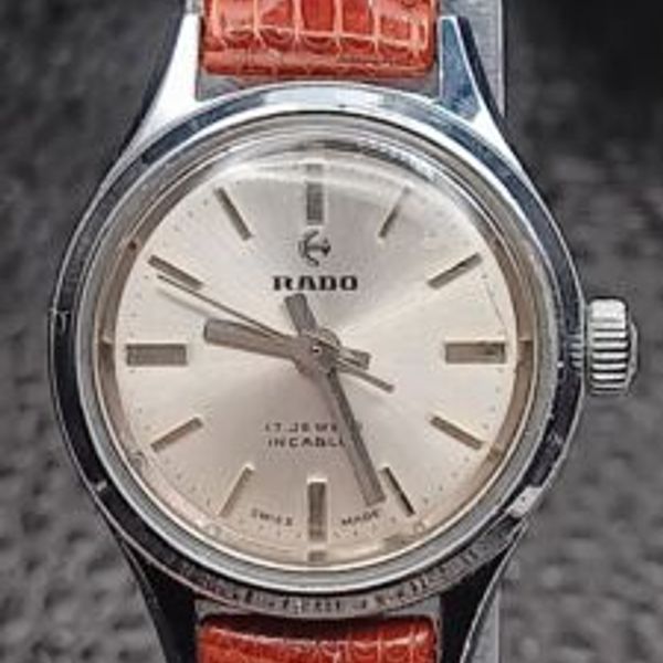 Rado 17 Jewels Manual Wind Ladies' Watch 23 mm Length Runs Well and ...