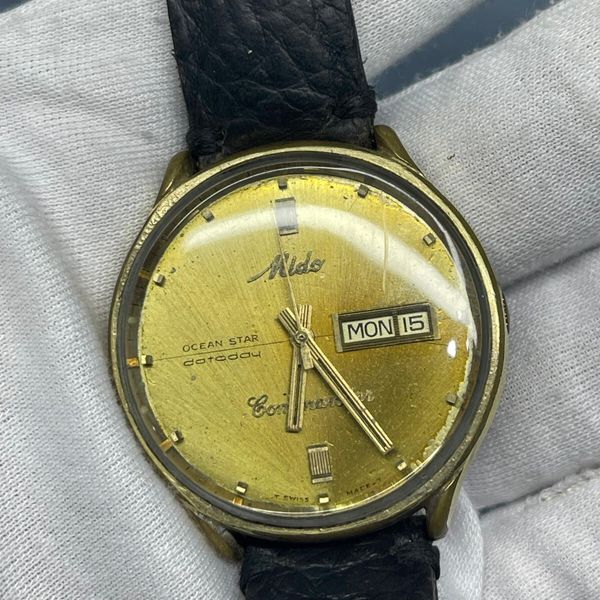 Mido Commander Gold Men's Watch - Automatic - Vintage & Working ...