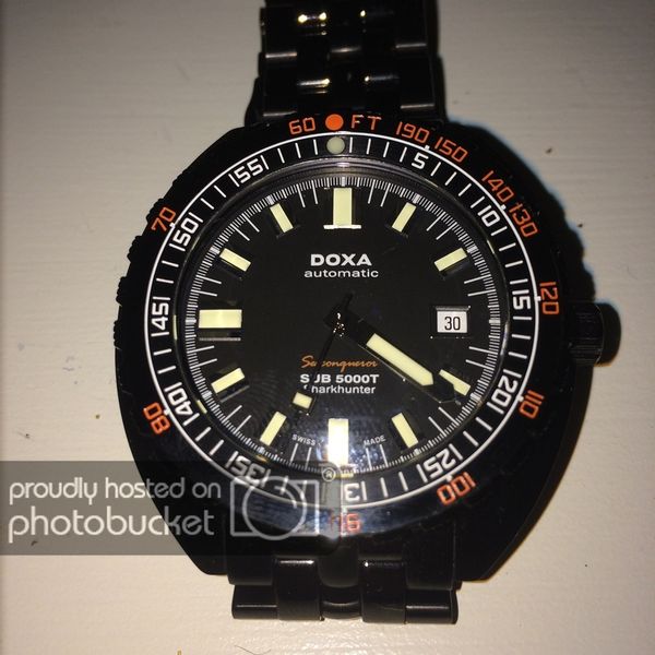Doxa 5000t Sharkhunter military | WatchCharts Marketplace