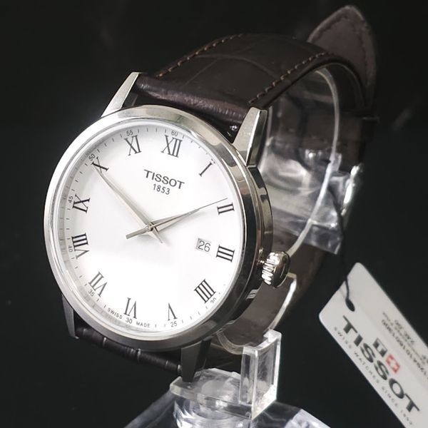 Tissot Classic Dream Mens Watch T1294101601300 Swiss Quartz White Roman ...