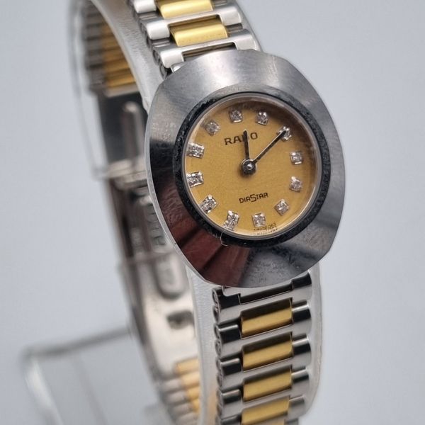 Rado Diastar Ladies Watch 963.0558.3 Gold Tone Face with Diamonds ...
