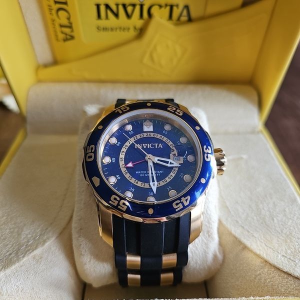 Invicta Pro Diver Model 6993 GMT 330 Feet W/R 48.8mm Swiss Movement ...