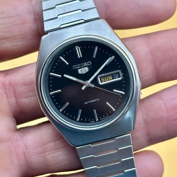 Vintage Seiko 5 Automatic 6309 Mens Watch | WatchCharts Marketplace