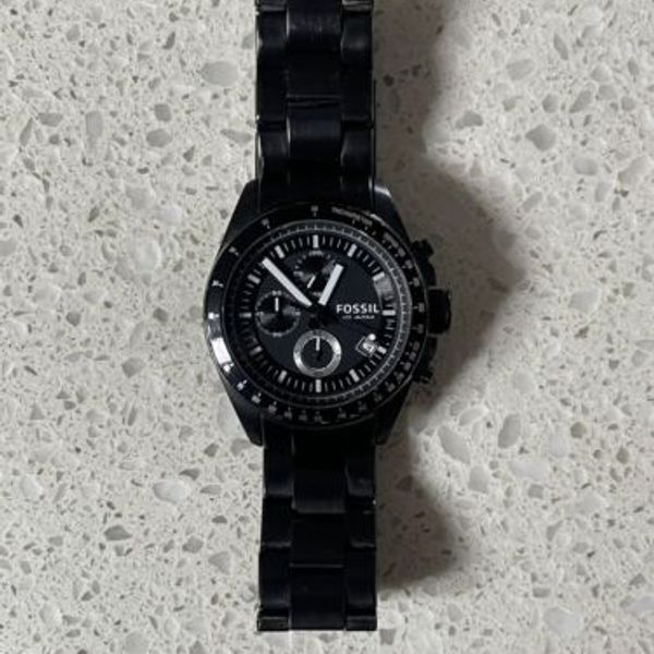Fossil Decker Chronograph Men's Black Watch - CH2601 | WatchCharts ...