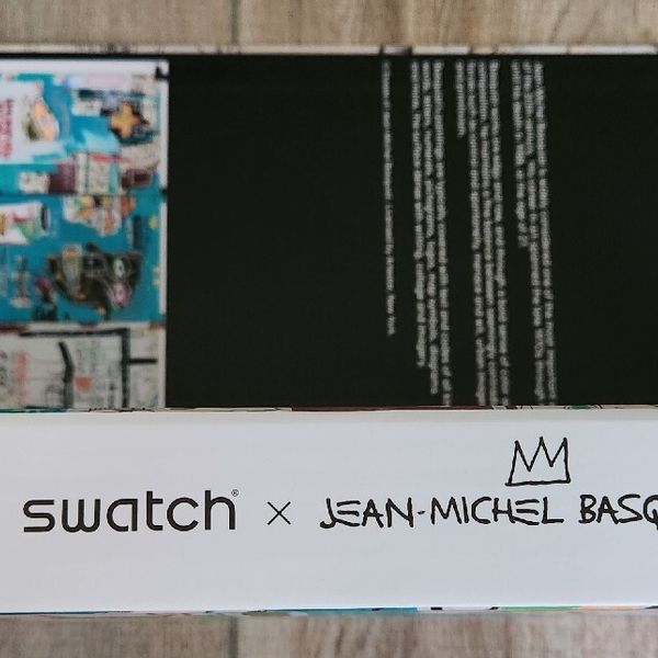 SWATCH X JEAN-MICHEL BASQUIAT TRIPTYCH Limited Set With Box! FREE SHIP ...