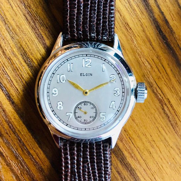 [WTS] Vintage Elgin WWII Watch from 1944 Completely Restored and ...