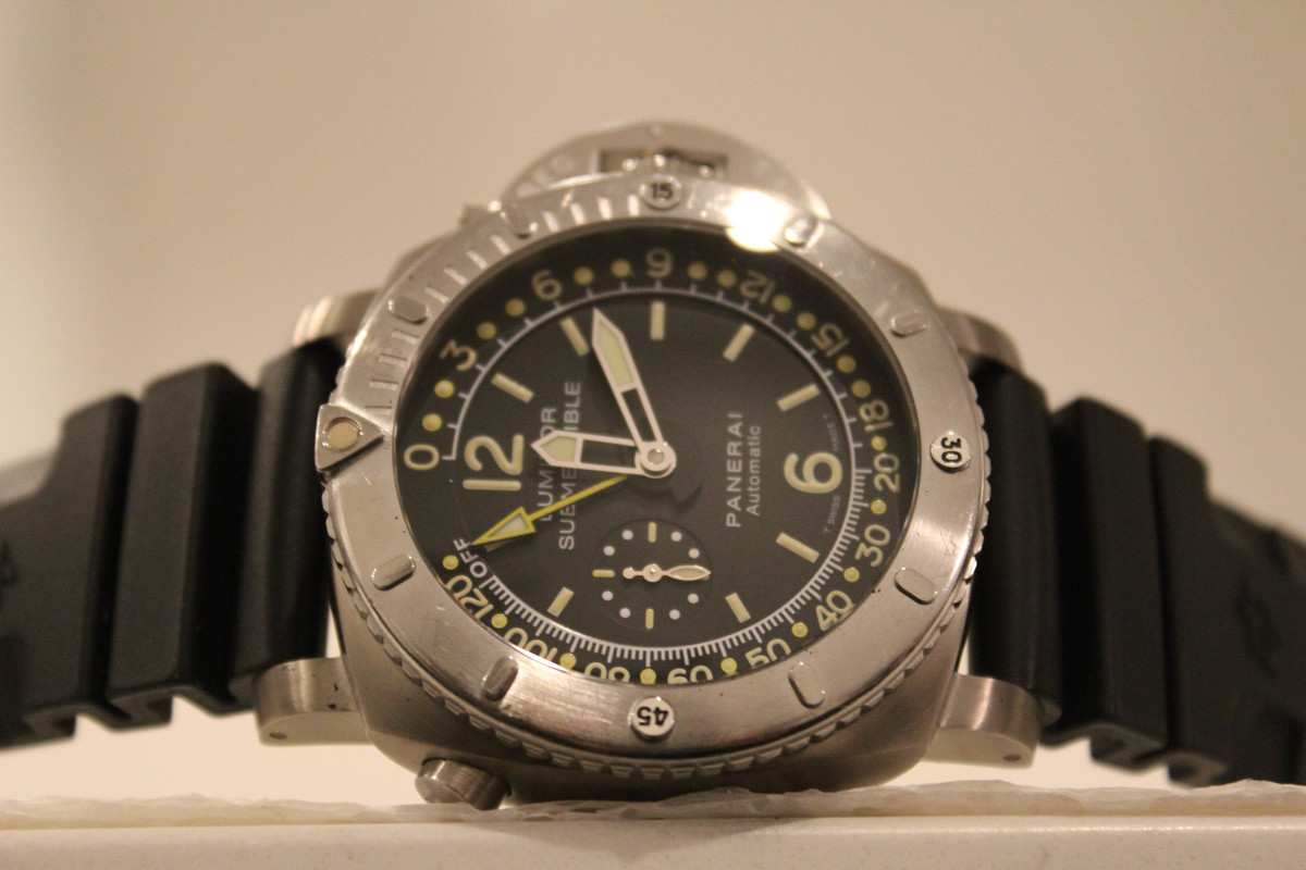 FS: Panerai Pangaea PAM 193 Submersible Depth Gauge 47mm Titanium I ...