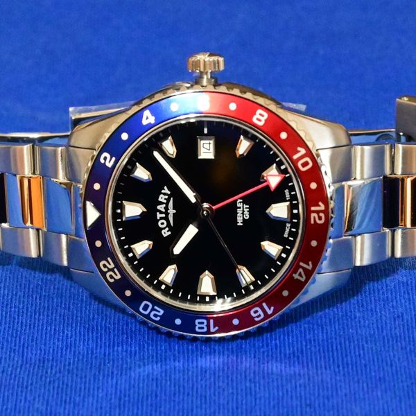 FS: Rotary Henley GB05108/30 GMT Pepsi Quartz Watch, 42 mm ...