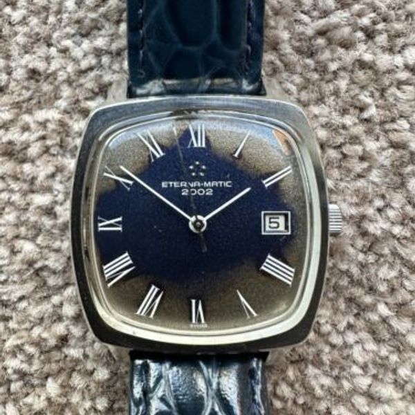 Vintage Menâ s Eterna-Matic 2002 Automatic Watch Working Order ...