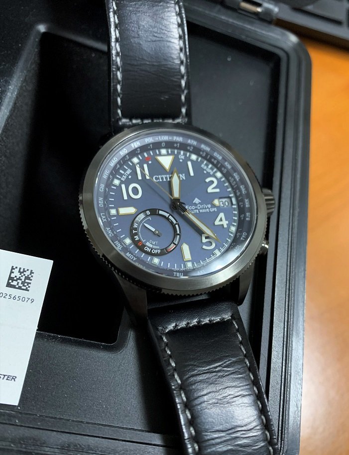 F/S Citizen Promaster Satellite Wave Pilot CC3067-11L F150 movement ...