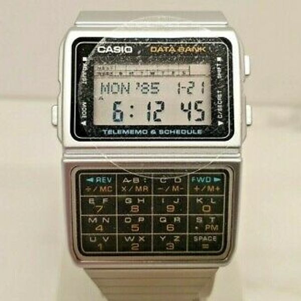 NOS CASIO DBC-610 DATA BANK CALCULATOR MODULE 676 THAILAND VINTAGE ...