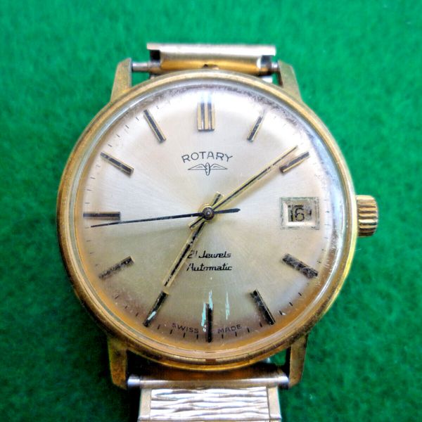 Vintage Gents Rotary Wristwatch Automatic 21 Jewels | WatchCharts ...