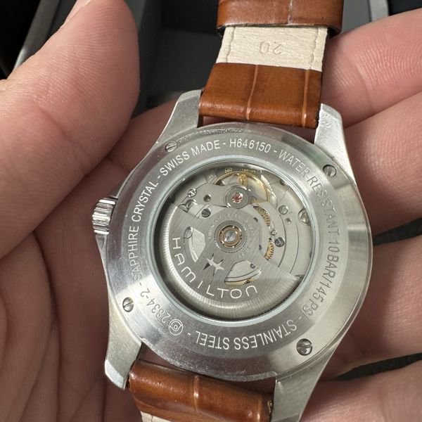 Hamilton Khaki Aviation Gray Men's Watch - H64715885 | WatchCharts ...