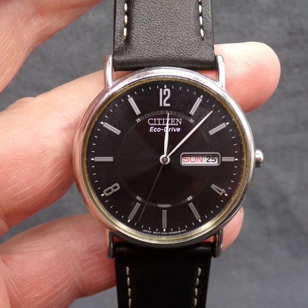 Men's CITIZEN Eco-Drive Solar Powered Water-Resistant Watch - Works ...