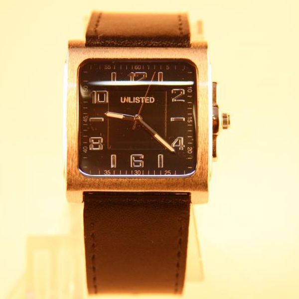 Unlisted by Kenneth Cole Square Watch UL 1013 | WatchCharts Marketplace