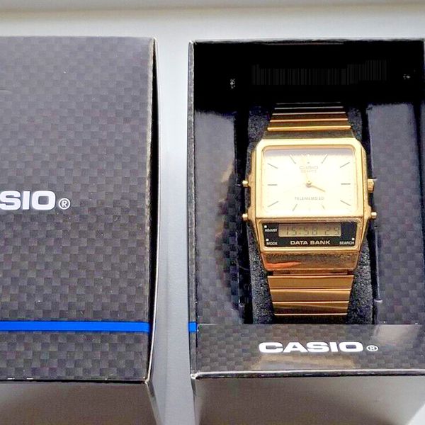 MENS WATCH CASIO TELEMEMO 20 DATA AB-100 344 1980s VINTAGE OLD RARE MANS WATCHES | WatchCharts ...