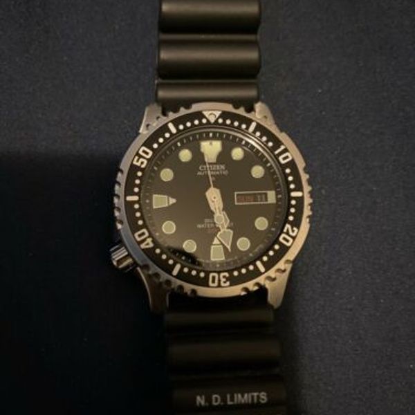 Citizen Promaster Sea Automatic Dive Black Dial Watch NY0040-09EE ...