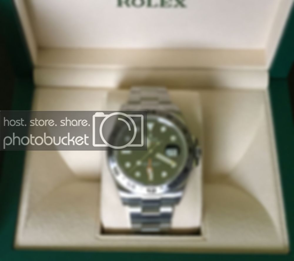 FS: BNIB ROLEX ExplorerII 216570 black dial | WatchCharts