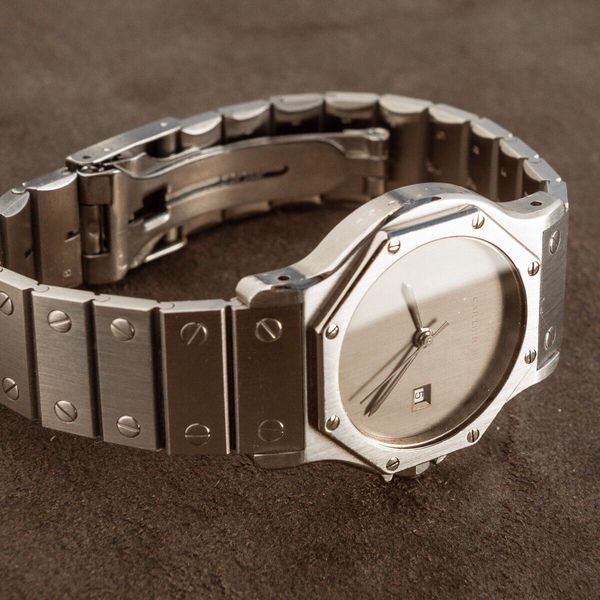 RARE 1984 Cartier Santos "Ghost" Octagon w/ Papers, Ref 2965 ...