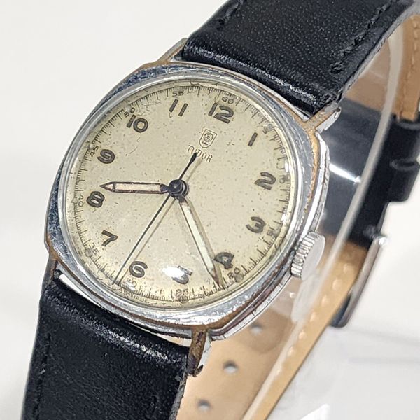 Vintage Tudor by Rolex WWII Cushion Military 31mm Men's 1930's ...