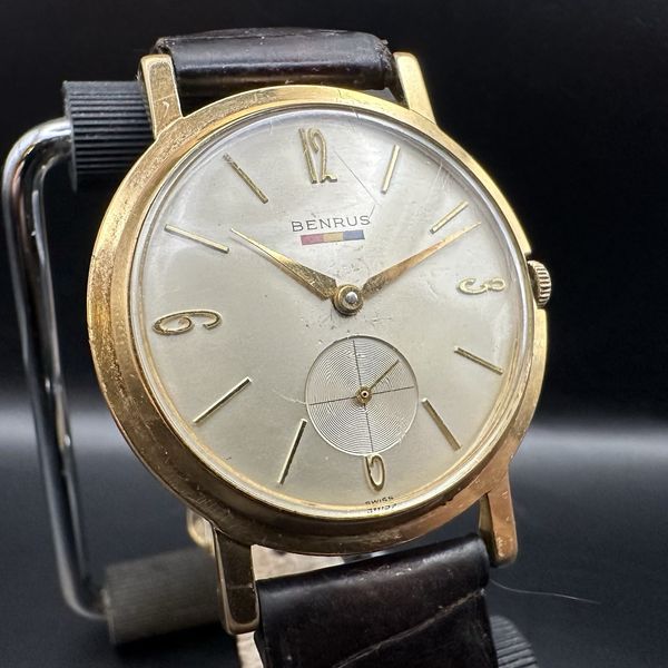 Vintage Benrus Citation Mechanical Dress Watch - 10 Micron Gold ...
