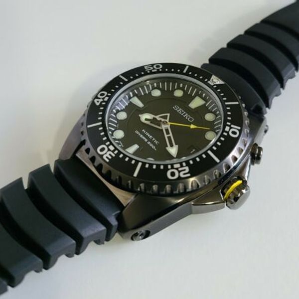 SEIKO SKA427 aka BFK Legendary Kinetic Diver's Watch WR200M includes ...
