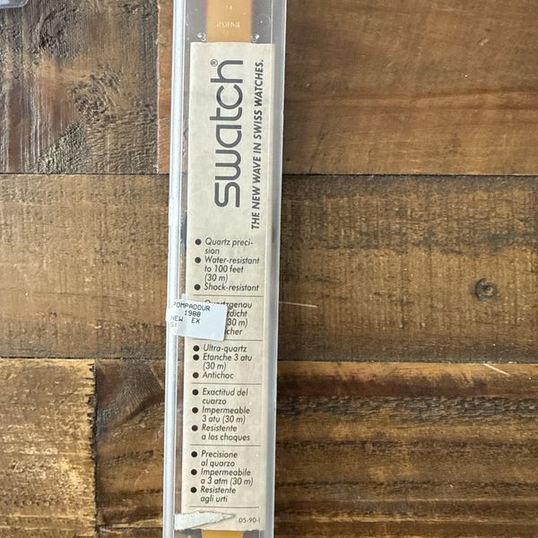 1988 Special Swatch Watch Pompadour GX106 | WatchCharts Marketplace