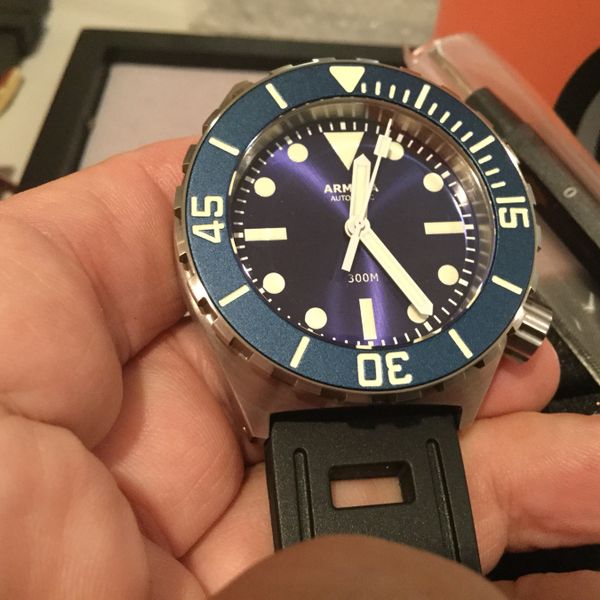 Armida A1 42mm Blue Sunburst Dial | WatchCharts Marketplace