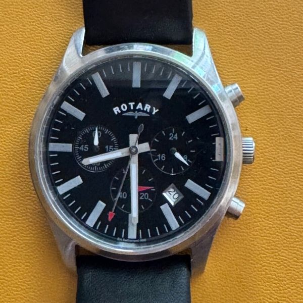 Rotary Watch Black Face 36mm | WatchCharts Marketplace