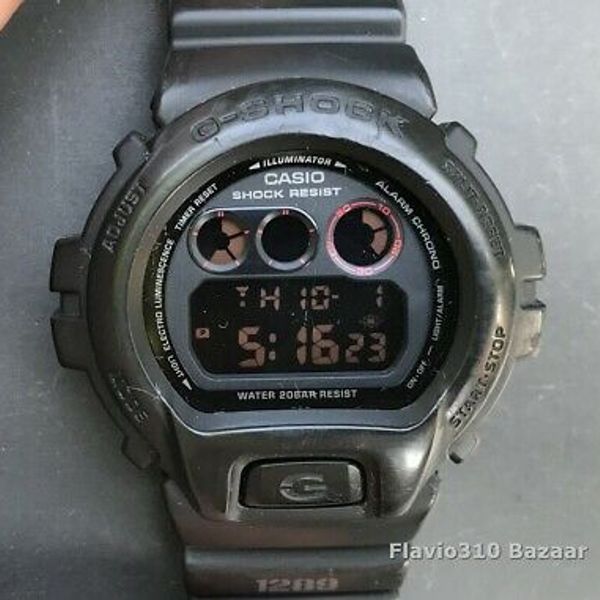 Classic Casio G-SHOCK DW-6900MS (1289) Military Black 50mm watch - New ...