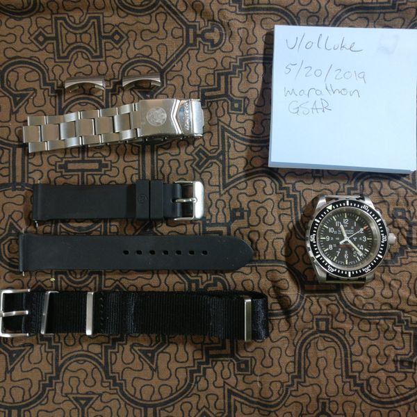 [WTS] Marathon GSAR Autiomatic, Tritium, 2 straps and official bracelet ...